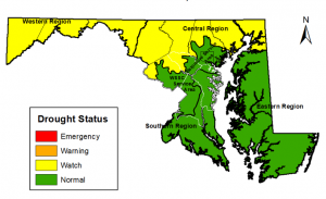 The affected region includes Allegany, Baltimore, Carroll, Cecil ...