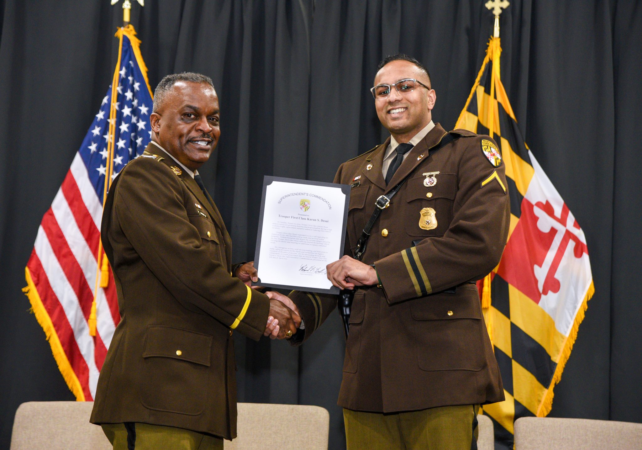 Maryland State Police Recognizes Troopers, Civilian Employees, Allied Personnel for Courage ...