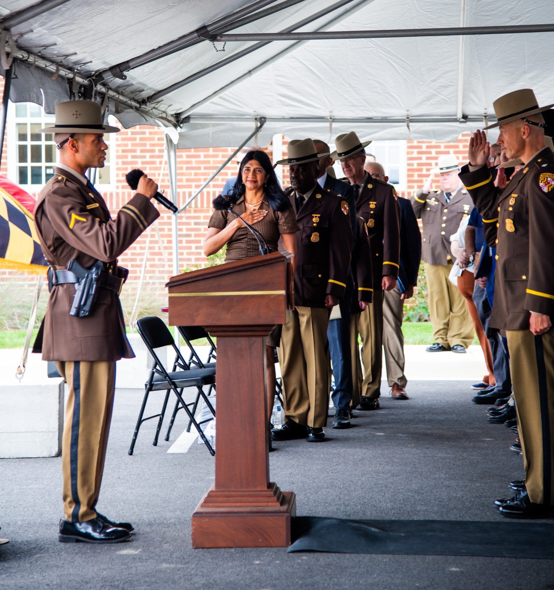 LT Governor Miller Cuts Ribbon On New Maryland State Police Berlin ...
