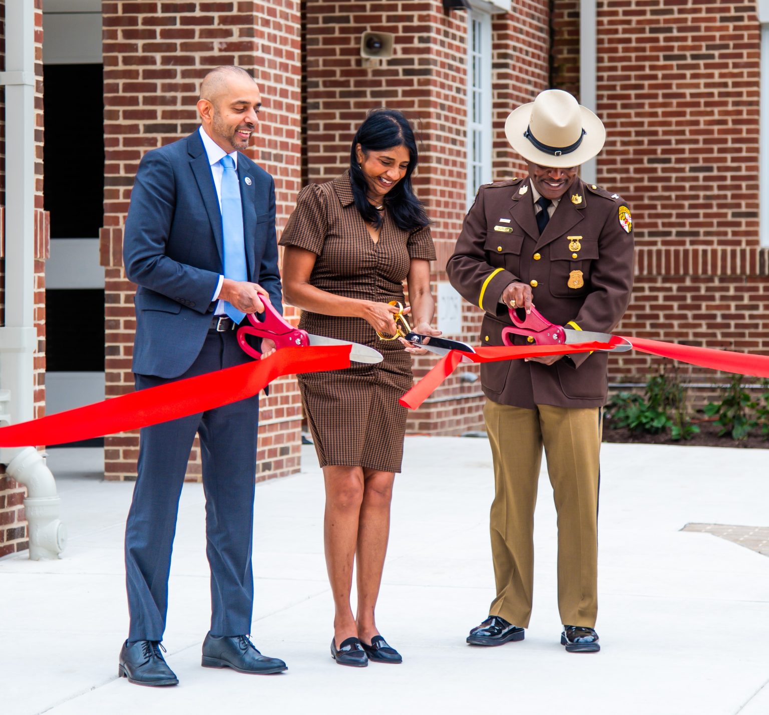 LT Governor Miller Cuts Ribbon On New Maryland State Police Berlin ...