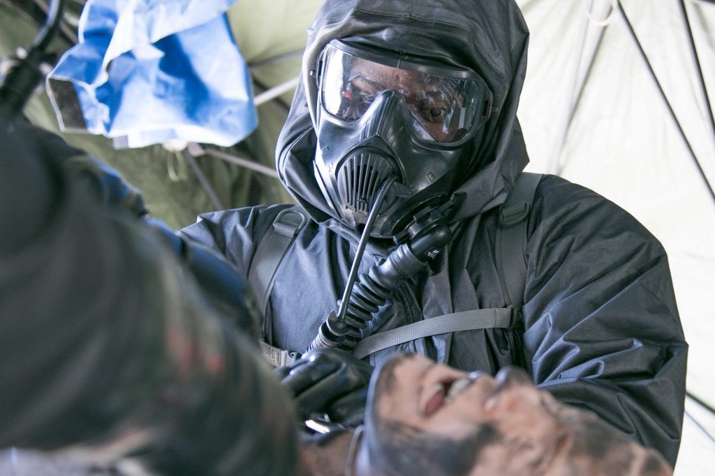 Practice makes perfect during nation-wide CBRN scenario for 231st Chem. Co.