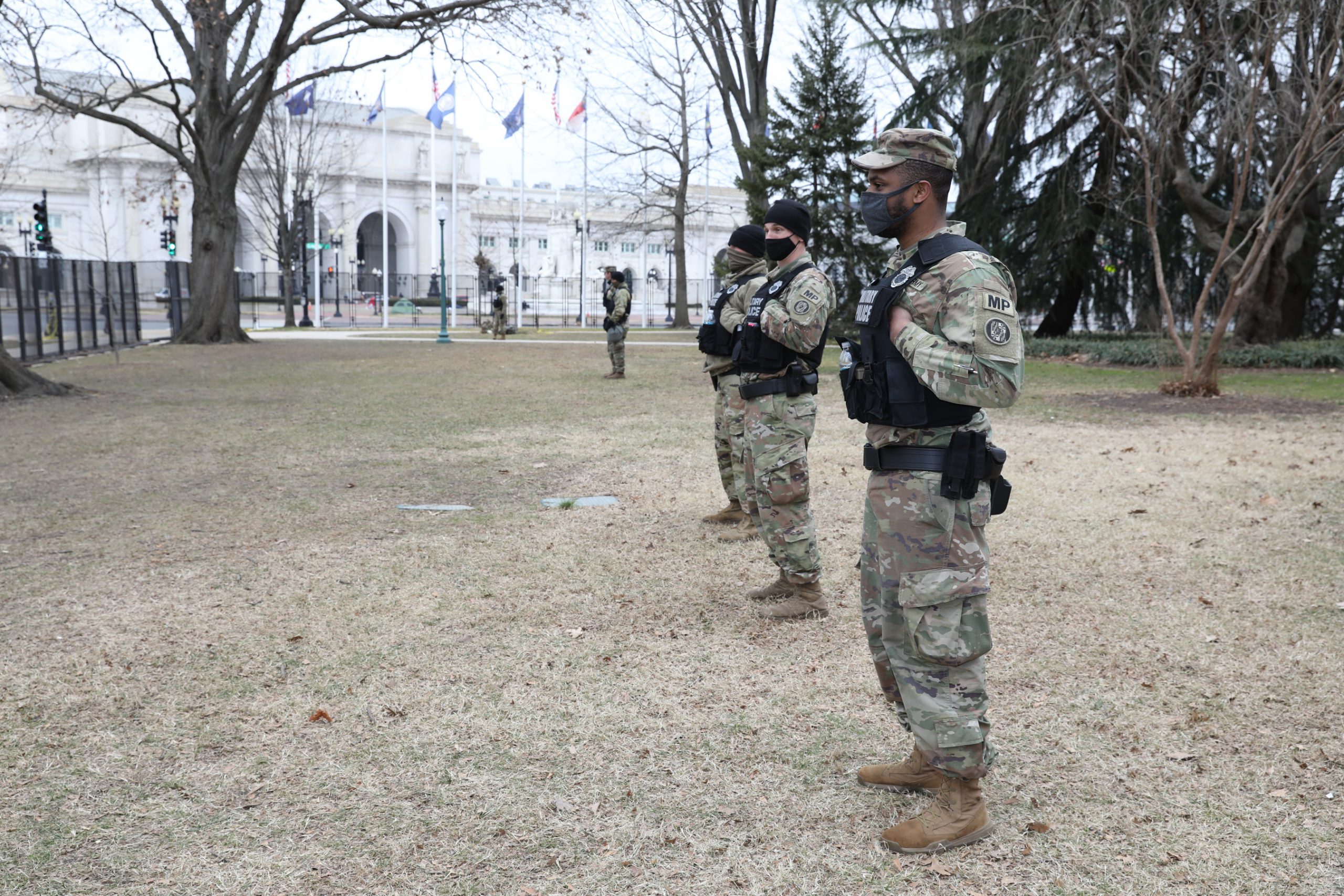 Maryland National Guard Soldiers Return From the Capitol
