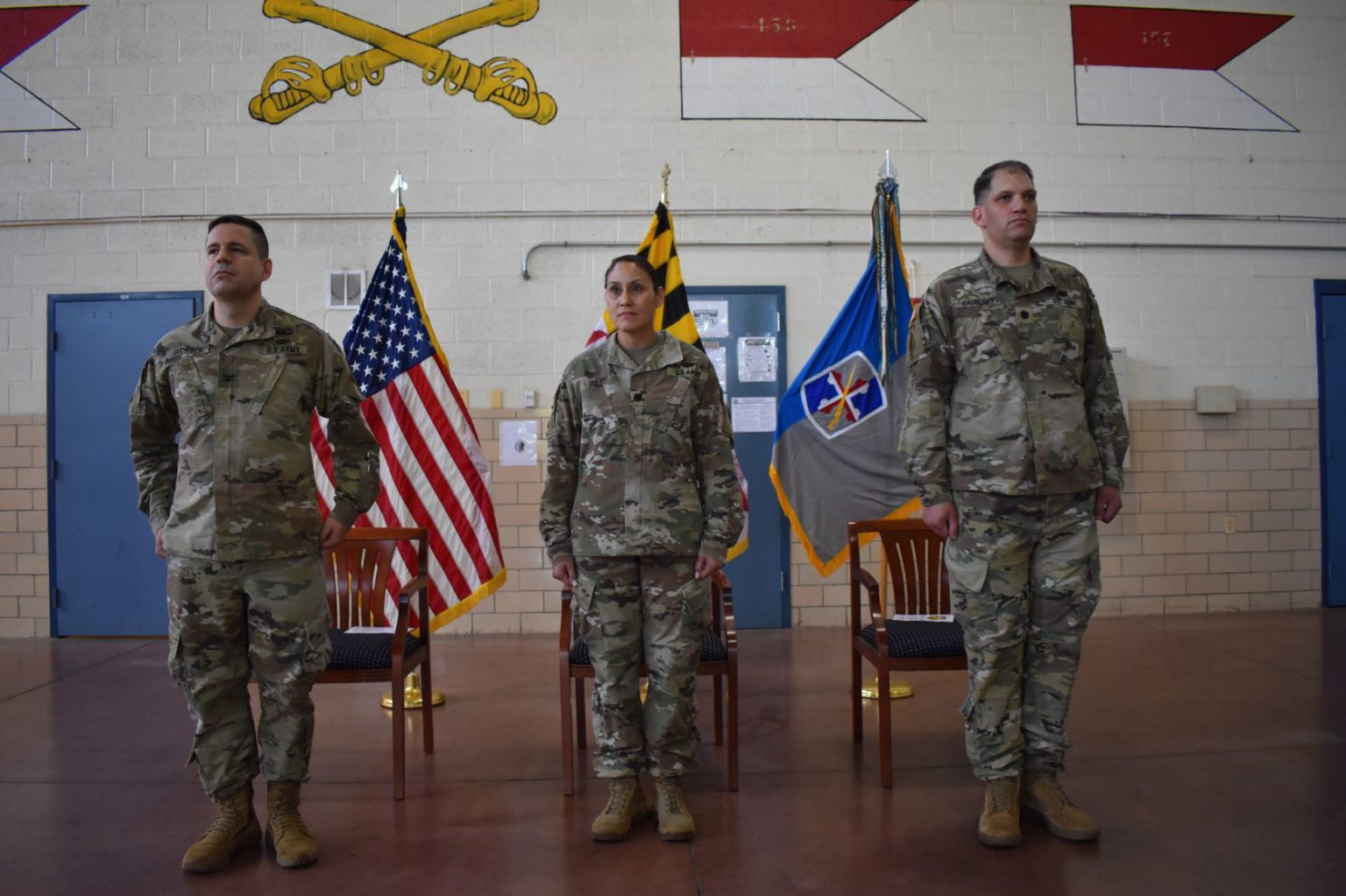 110th IO Battalion Welcomes New Commander in Official Ceremony